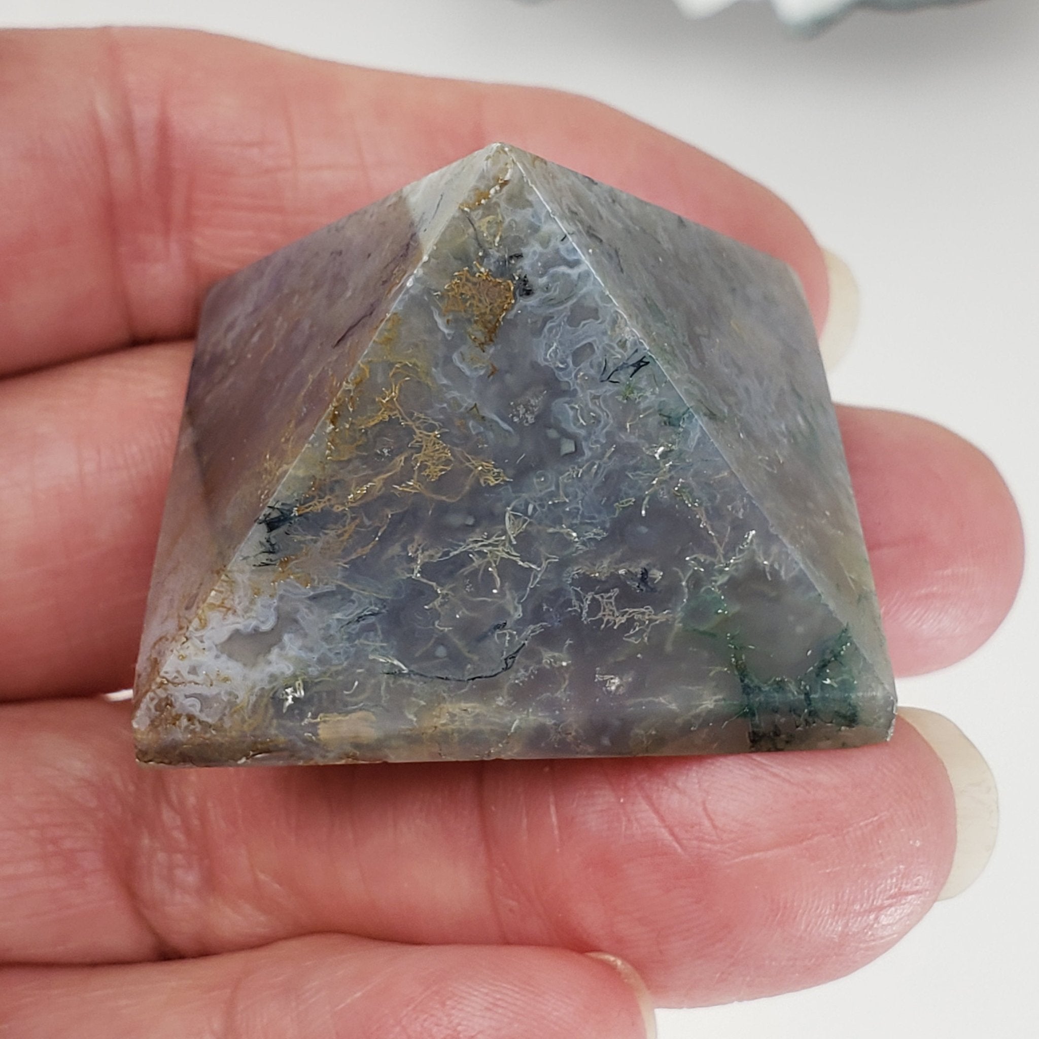 Jasper Five Point Pyramid | Fancy Multi-Color