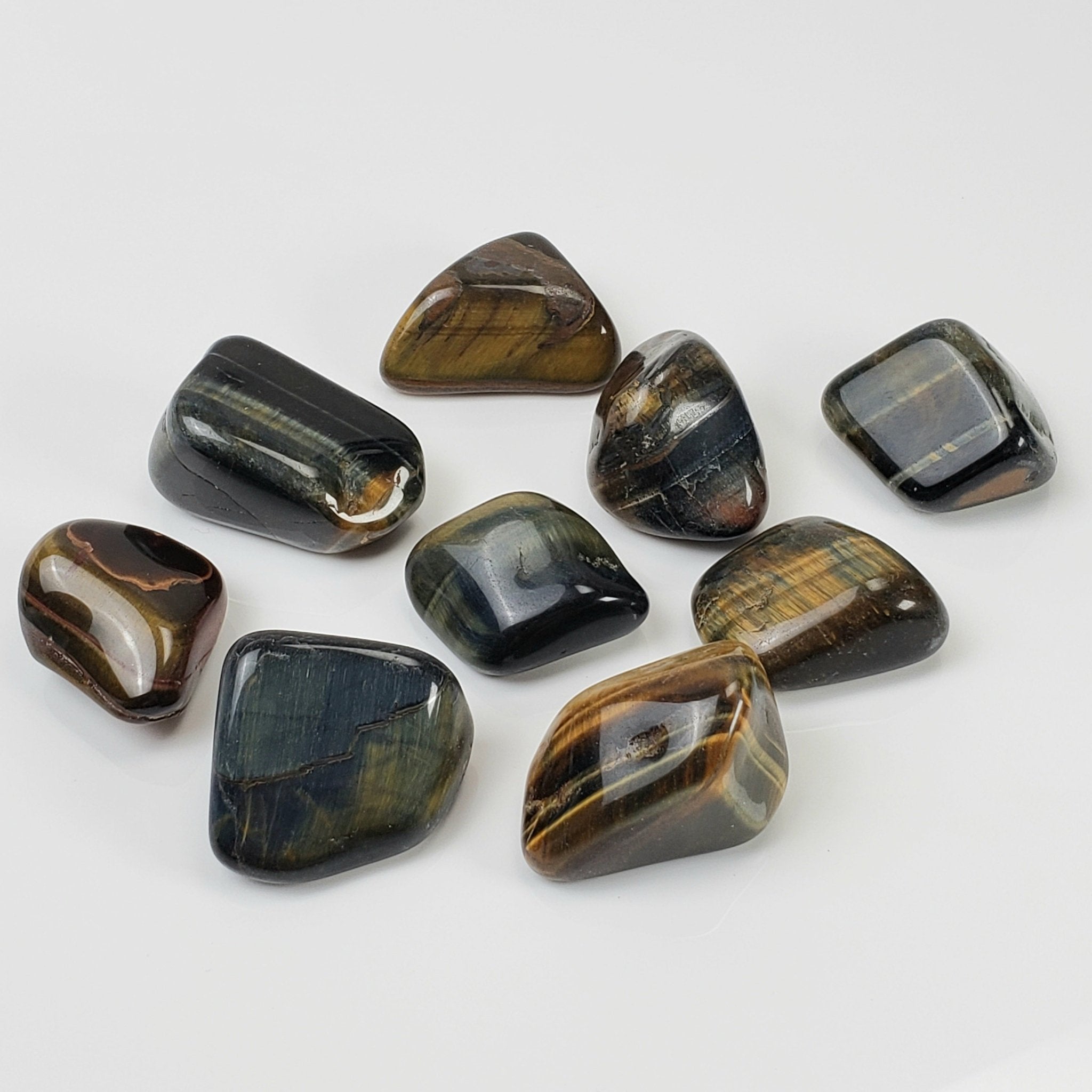 Tumbled Tigers Eye | Democratic Republic of the Congo, Africa