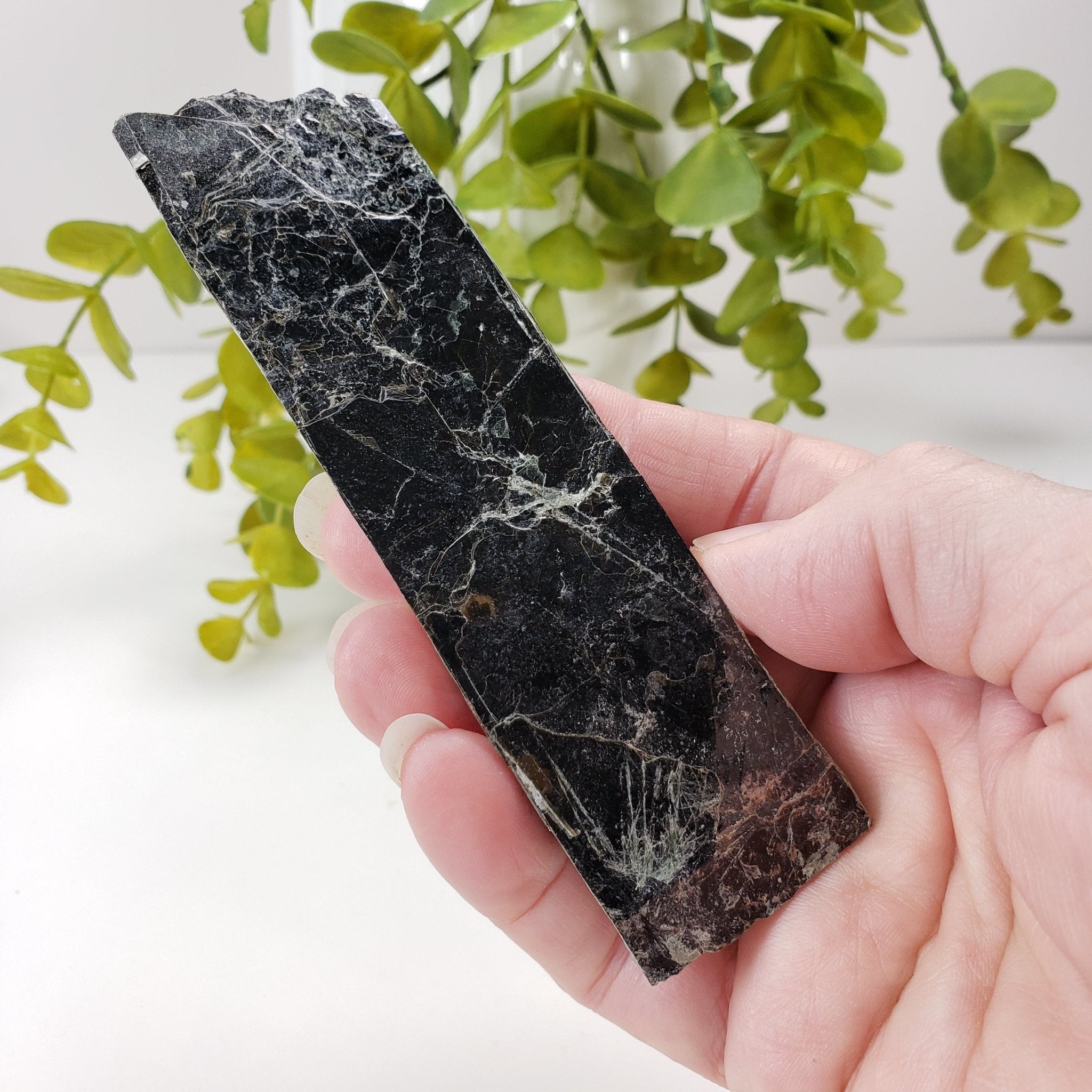 Biotite Mica Book | Black Crystals | 68.5 Grams | Ontario, Canada | SO