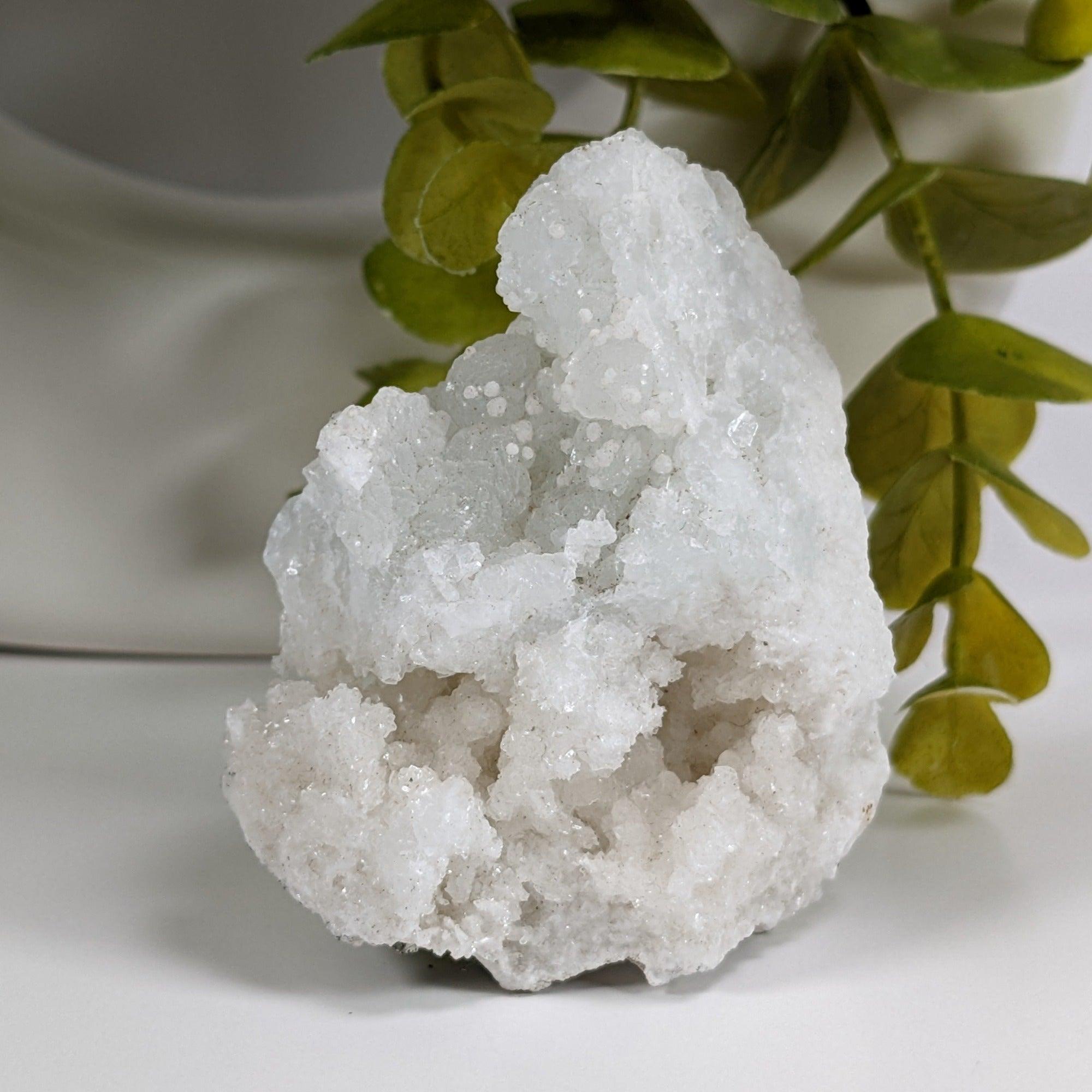 Gyrolite on Prehnite Crystal | 102 gr | Mumbai, India