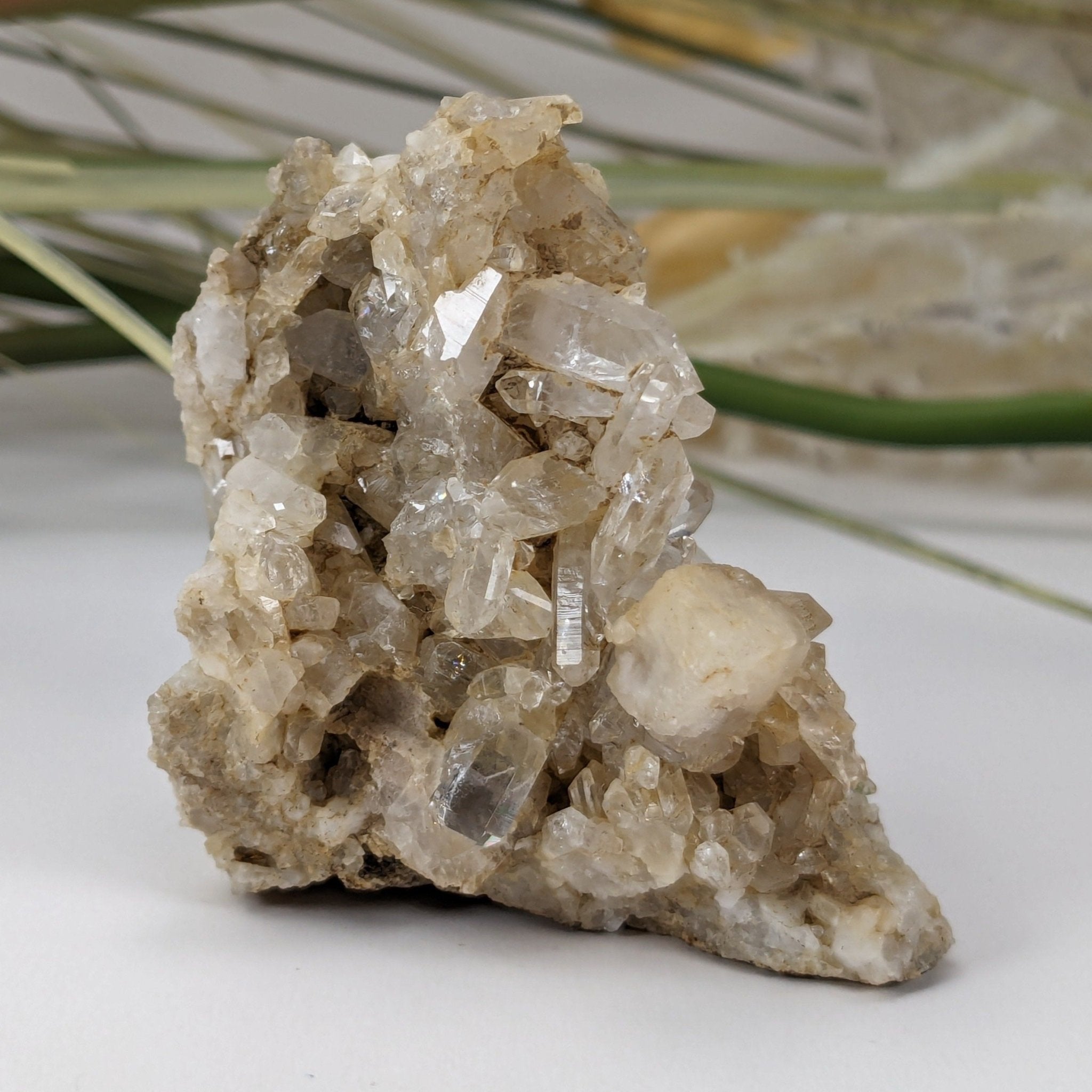 Natural Quartz Points on Matrix | 70.4 gr