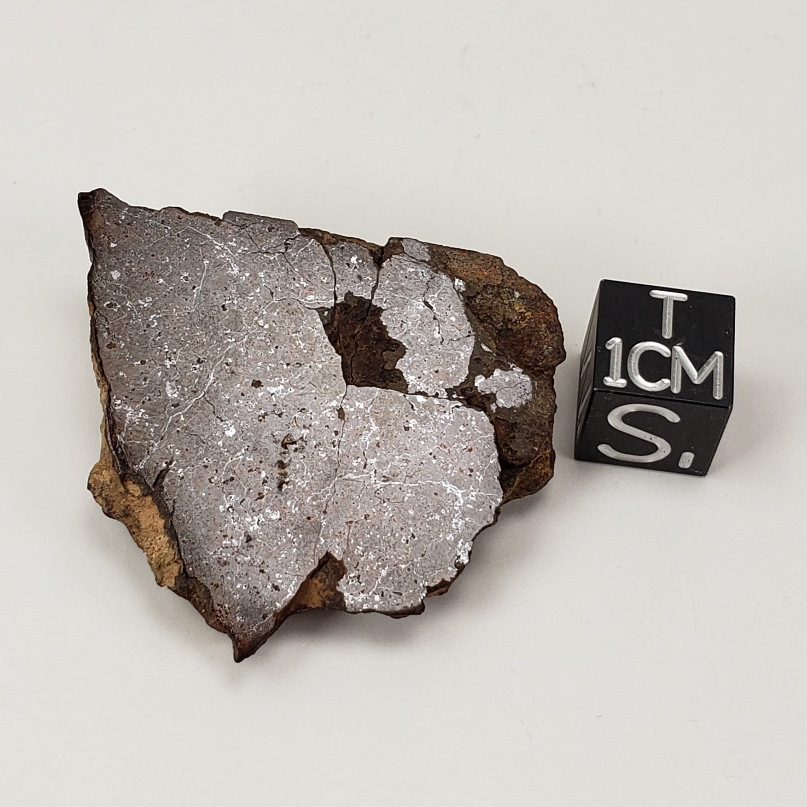 Shişr 010 Meteorite, 15 Grams, End Cut, L5 Chondrite, Rare, Shişr Dese